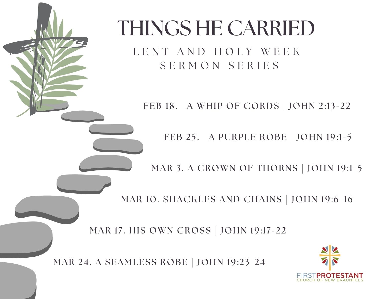 Lent, Holy Week, and Easter at FPC – First Protestant Church Of New ...